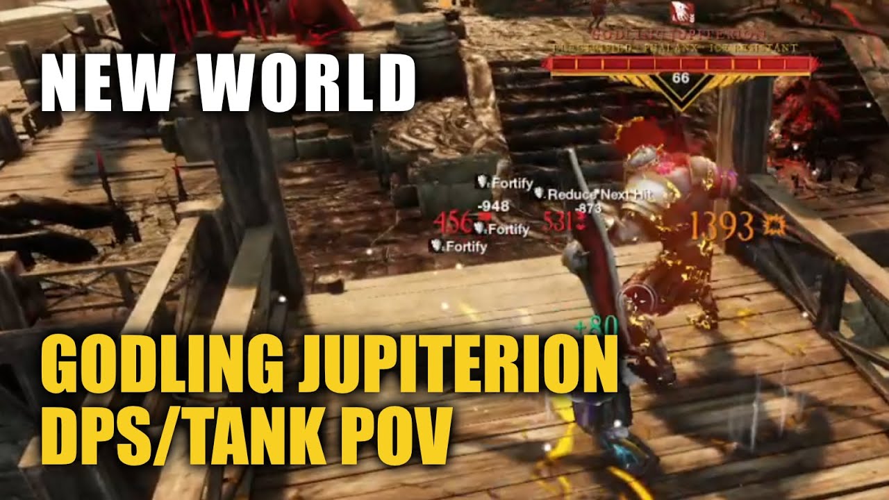 Godling Jupiterion - DPS / Tank POV - Castrum Principium - New World ...
