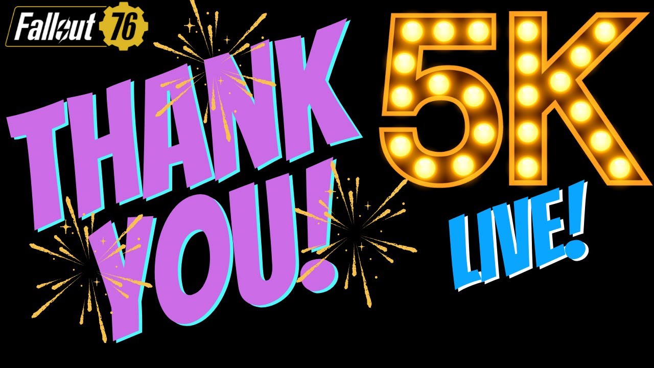 Fallout 76 - The Commie Whacker 5000 Subscriber Celebration Stream ...