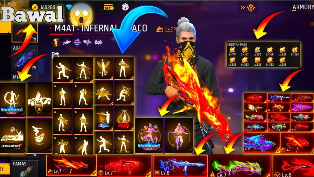 Free Fire 17 Evo Max Video Collection Available Today 😱 780 Bundle ...