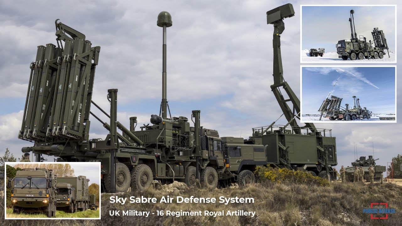 UK Deployed Sky Sabre Air Defense System to Counter Aircraft, Drones ...