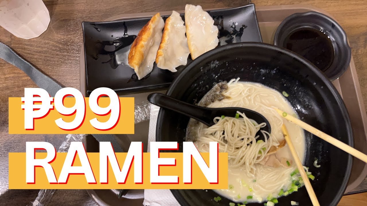 $2 Ramen in Manila | Kyukyu Ramen | Explore with Ronipe - YouTube