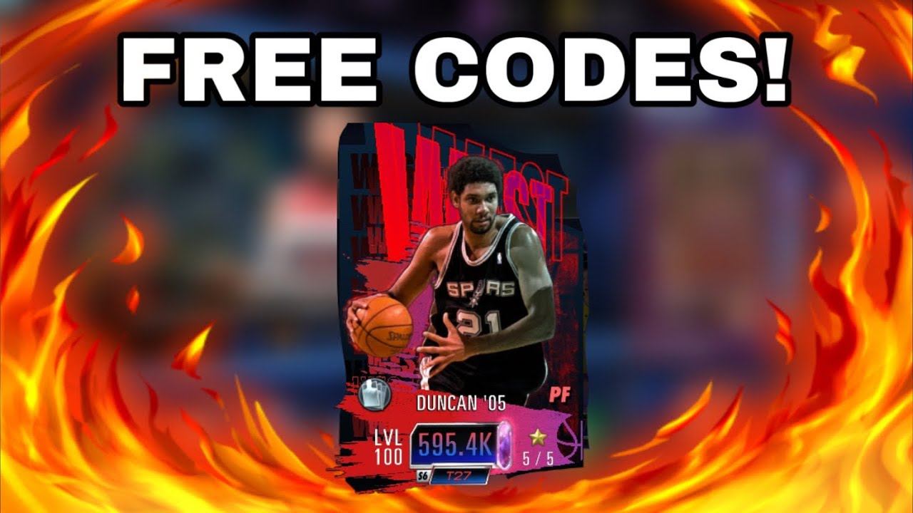 CRAZY SECRET CODES IN NBA 2K MOBILE 🔥 FREE PLAYERS AND CODES IN NBA 2K ...