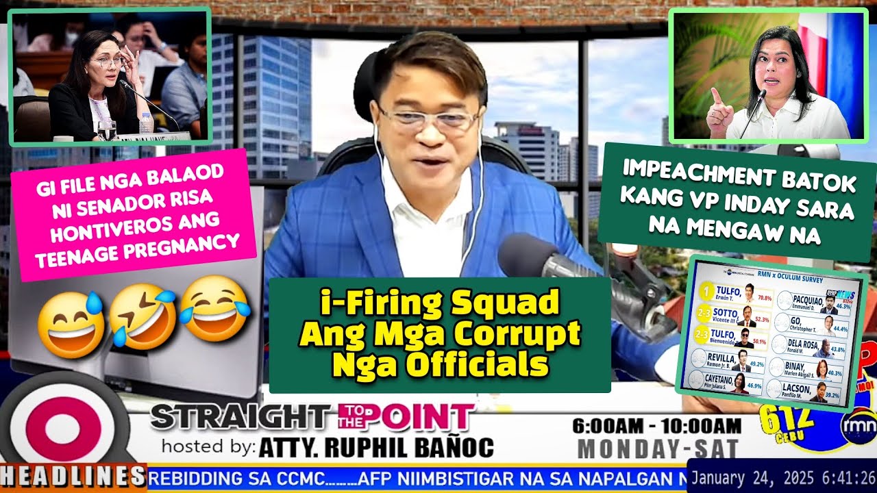 Gipasa Nga Mga Balaod i-Firing Squad Ang Mga Corrupt | Impeachment Na ...
