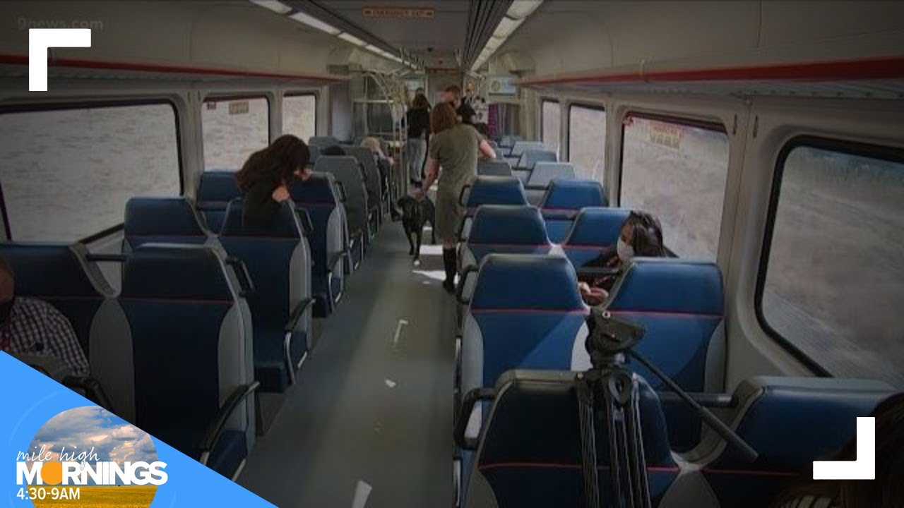 N Line rail line begins service from Denver to Thornton - YouTube