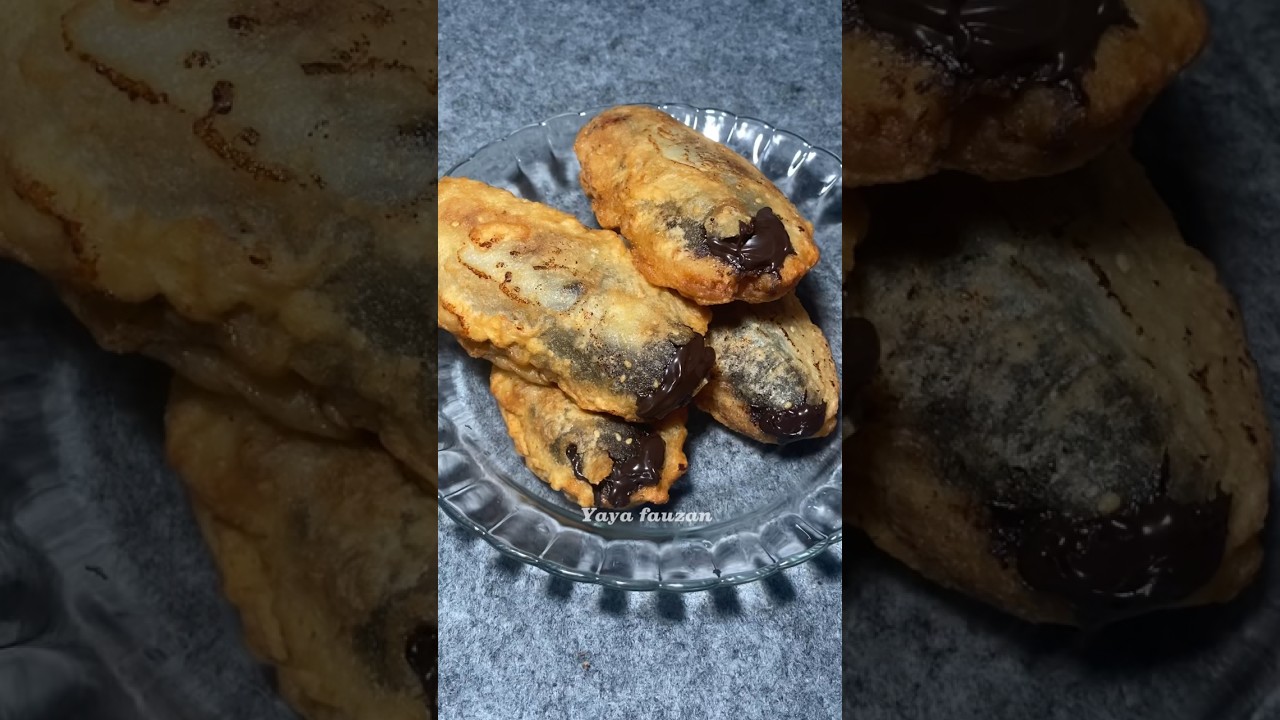Pisang goreng choco lava!! Paksu punya mau #idecemilan #olahanpisang # ...