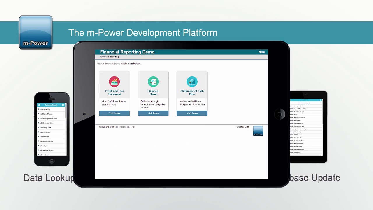 Create mobile web apps with m-Power - YouTube