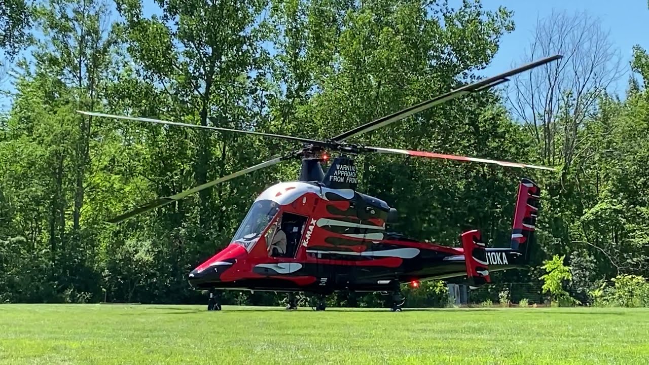 Kaman K-MAX Visits Kaman Precision Products - YouTube