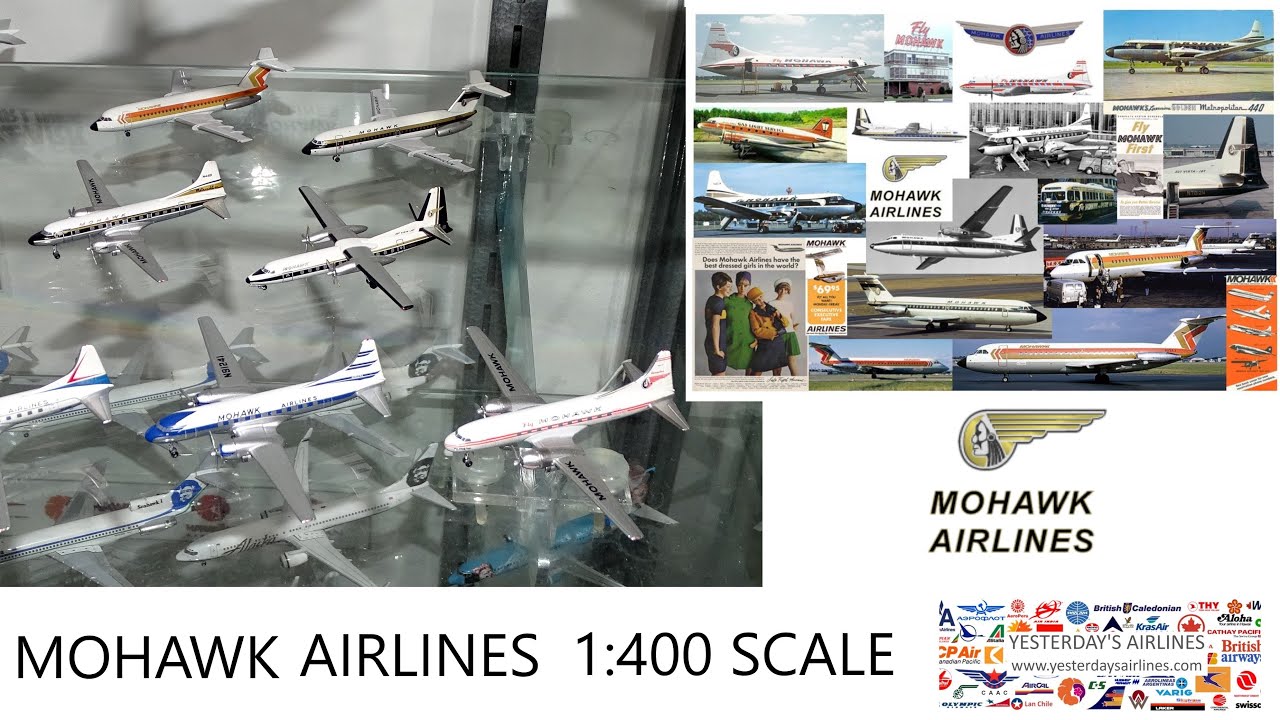 Mohawk Airlines 1:400 Scale Model Airliner Collection - Route of the ...