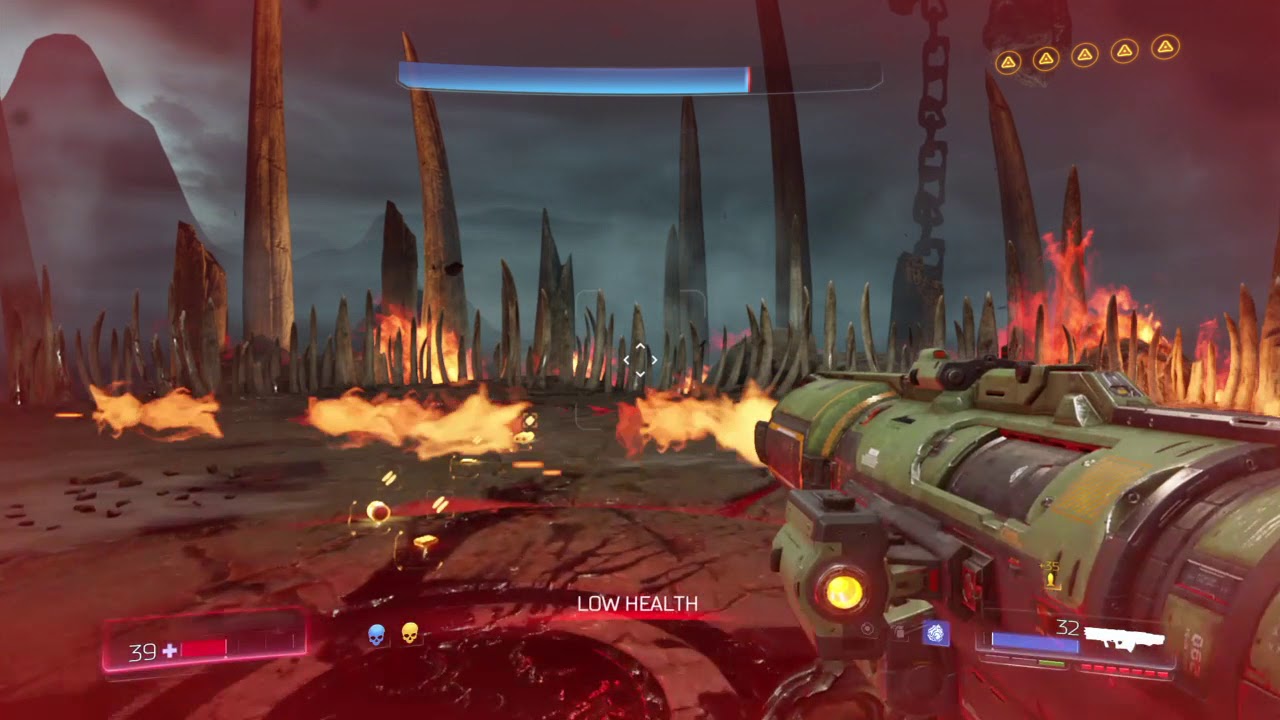 DOOM How to kill the 2 Hell Guards in the crucible - YouTube