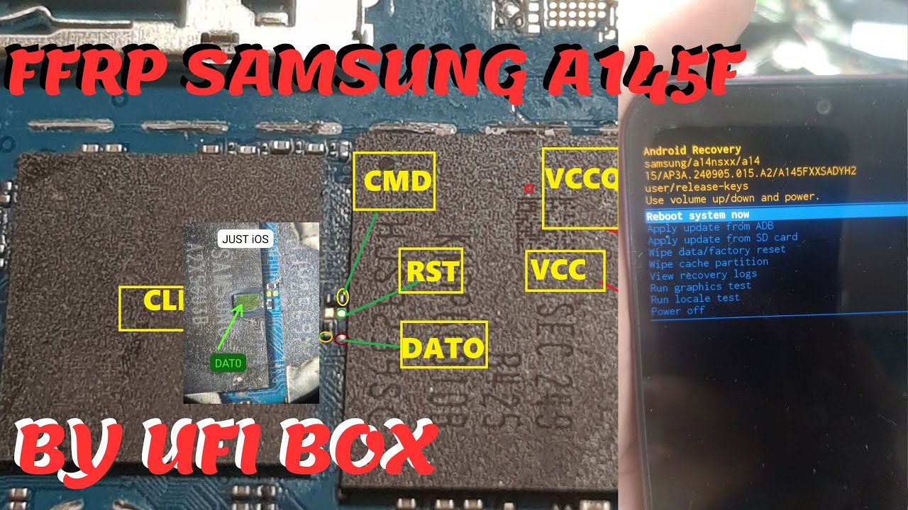 FFRP SAMSUNG A145F BY UFI BOX JANGAN SALAH ISP - YouTube