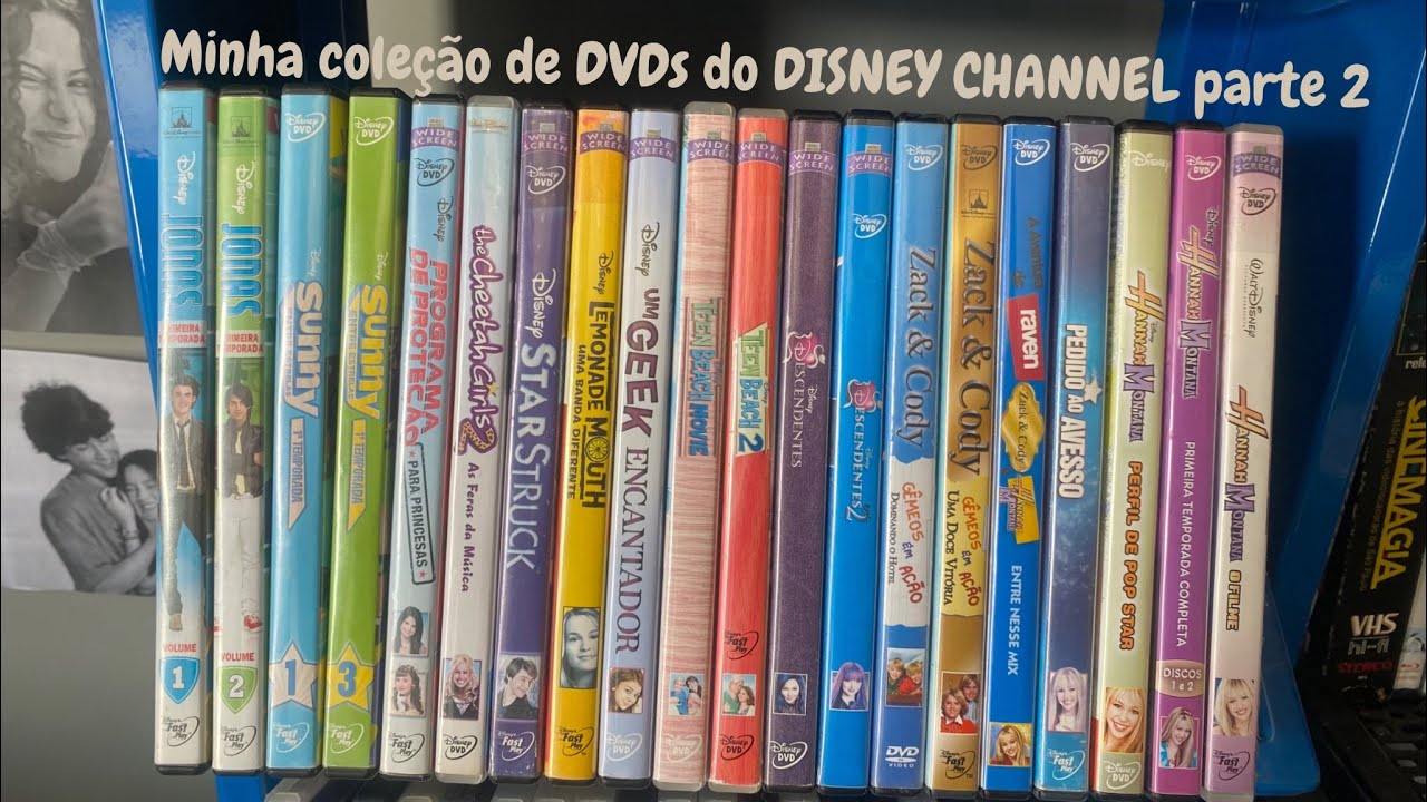 Minha coleção de DVDs do DISNEY CHANNEL Parte 2 - YouTube