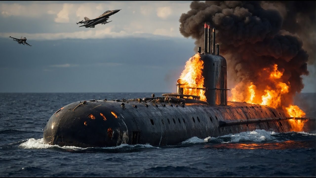 TODAY'S TRAGEDY! Ukrainian F-16 fighter jet blew up a Russian nuclear ...