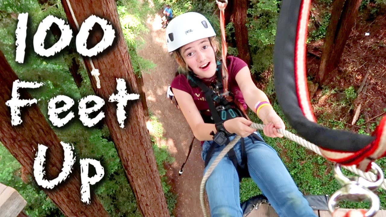 My Daughter is a Fearless Legend - 100 Feet Up in the Air! - YouTube