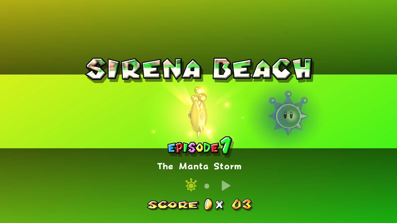 THE MANTA STORM Super Mario 3D All-Stars (Super Mario Sunshine) Episode ...