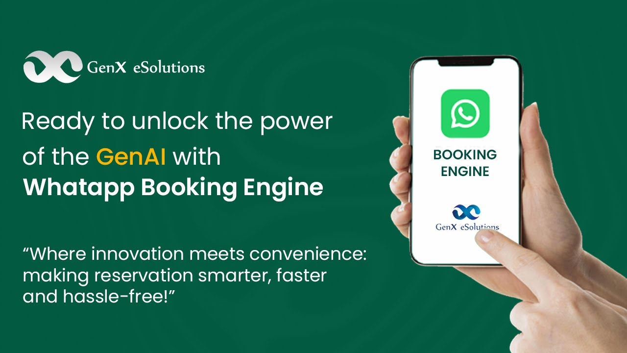 WhatsApp Booking Engine by GenX eSolutions: Launched at ATM 2024 # ...