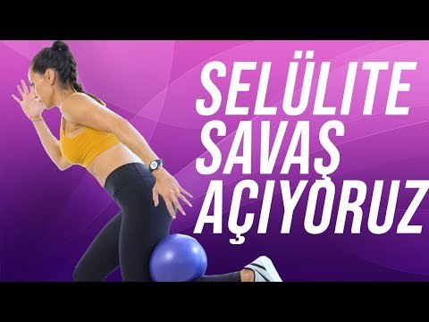 SELÜLİTLERE SAVAŞ AÇIYORUZ! Mini Ball ile Kalça Egzersizi