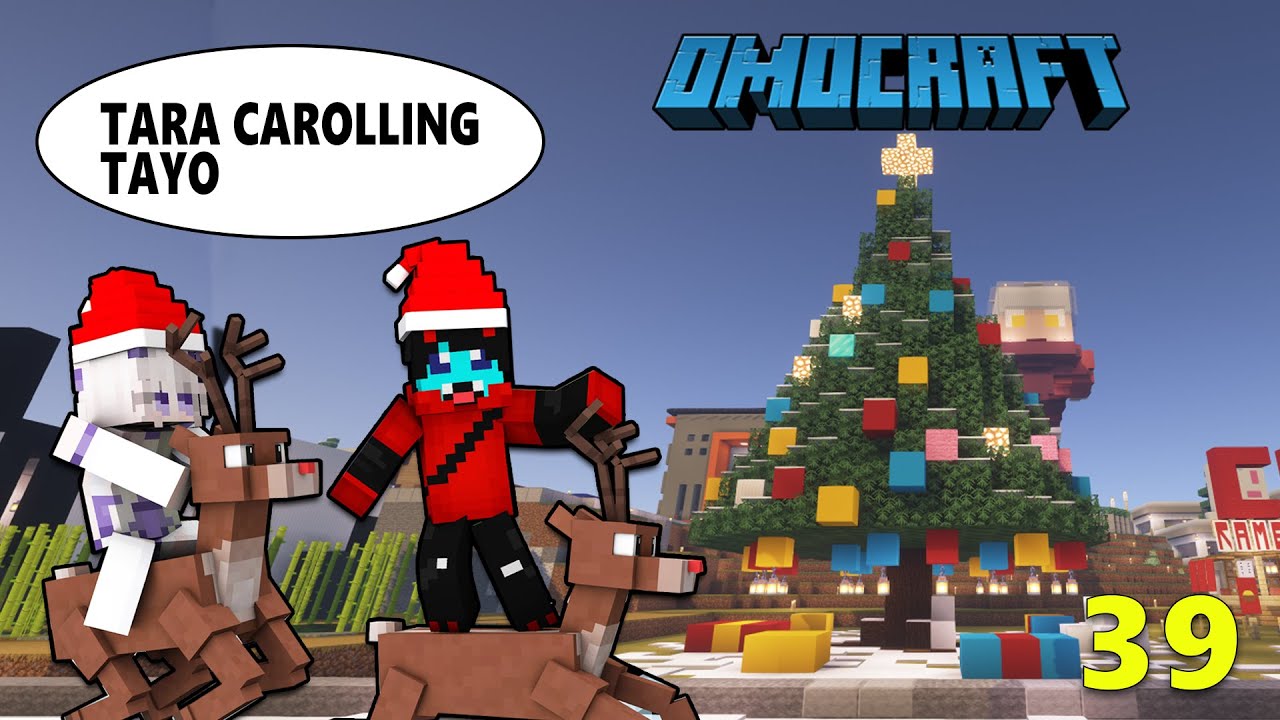 Giant Xmas Tree, Karoling sa Kalbo 😂 || Omocraft #39 - YouTube