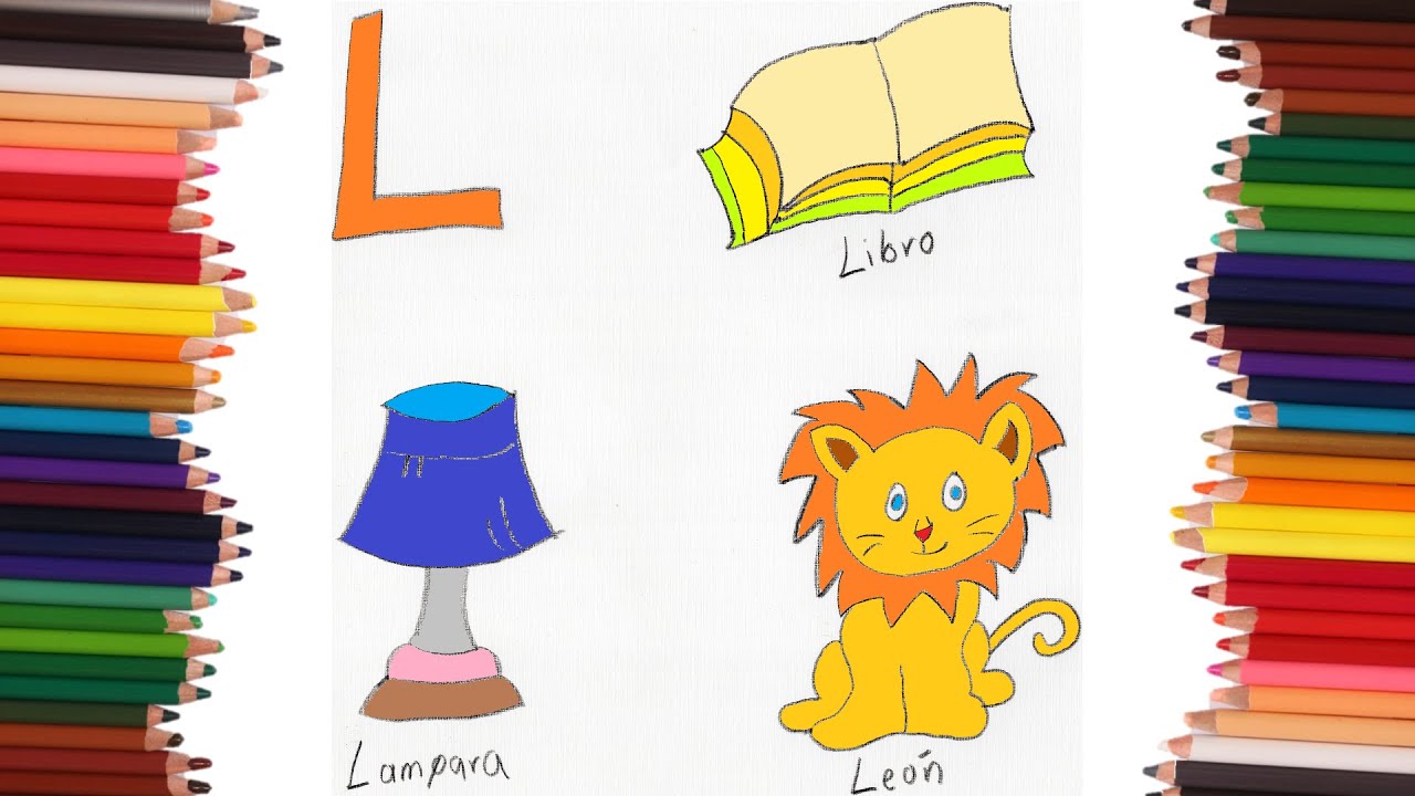 Dibujos con la L paso a paso y MUY FACIL - YouTube