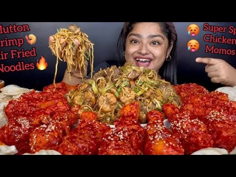 Super spicy mukbang Maddy eats dangerous mukbang #mukbang - YouTube
