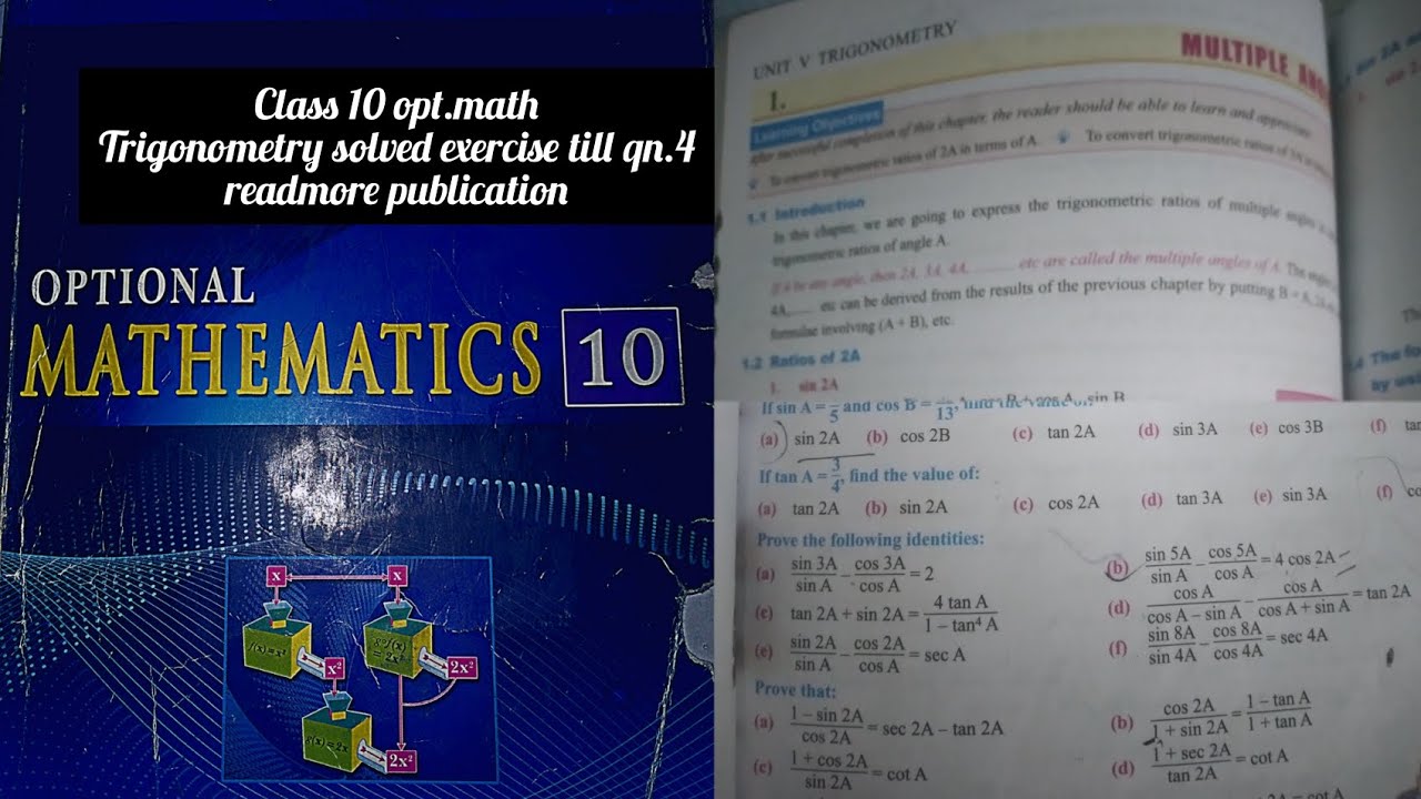 Class 10 | Opt.math | Trigonometry exercise | Very important | #see2080 ...