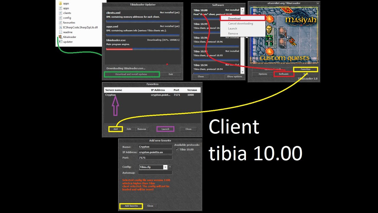 tibia loader protocol 10 - YouTube