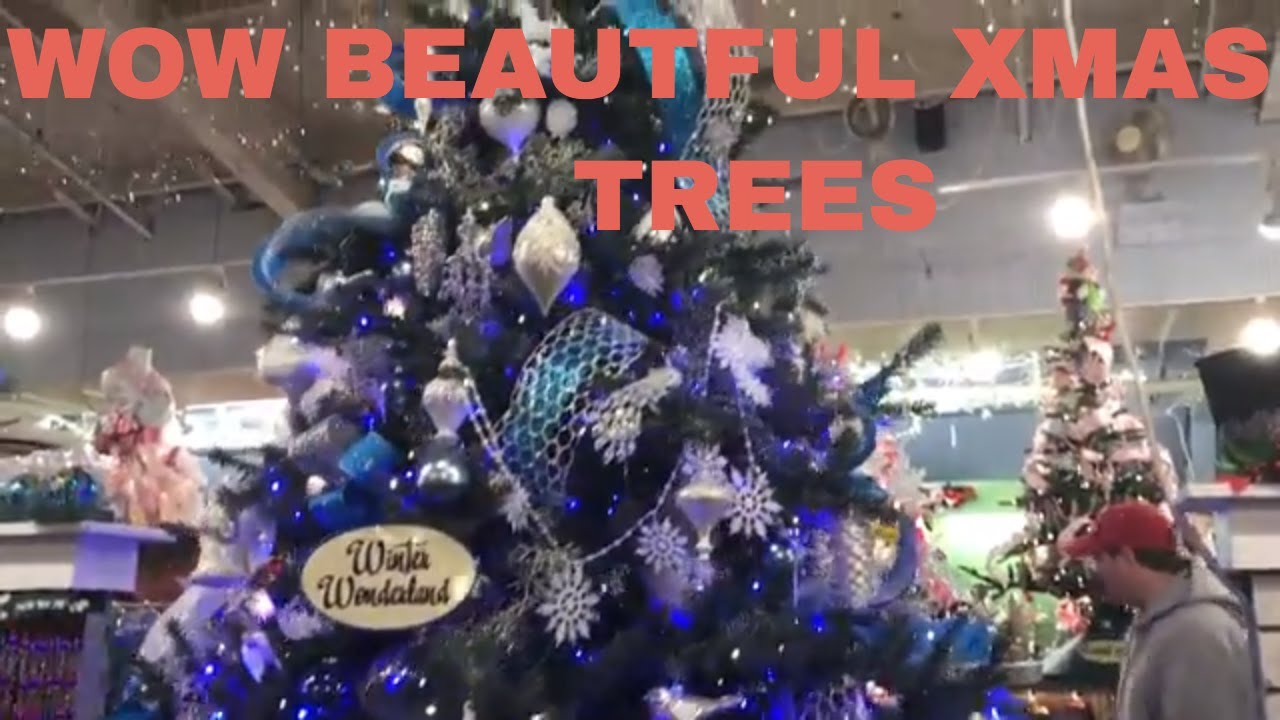Rotating Christmas Trees Lighted And Beautifully Decorated 2017 - YouTube