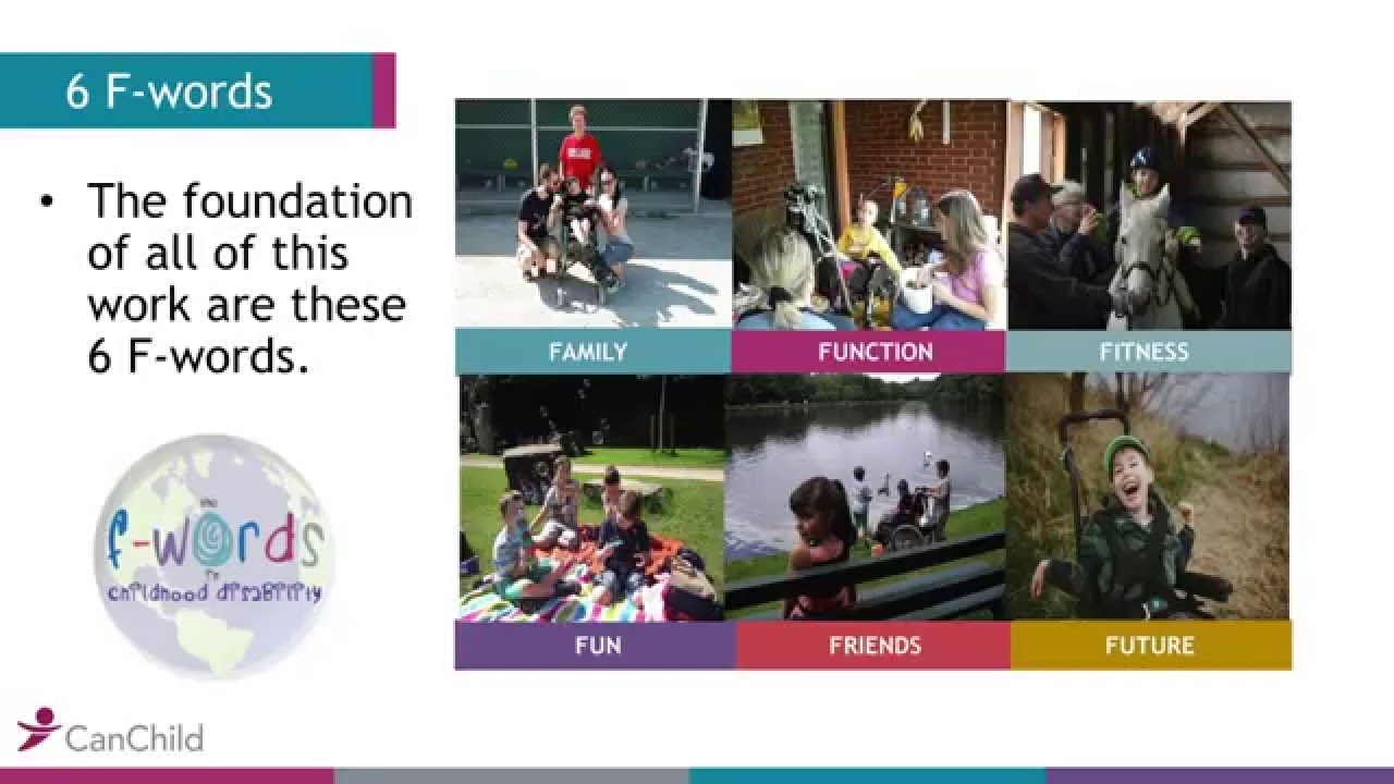 The F-words in Childhood Disability: A Call for ACTION - YouTube