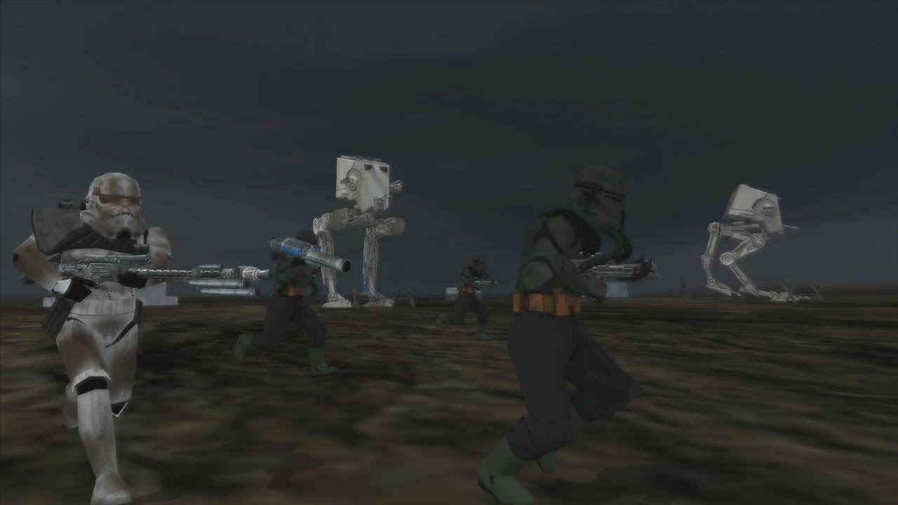 Star Wars Battlefront 2 2005 Mod Review - Mimban Imperial Defense - YouTube