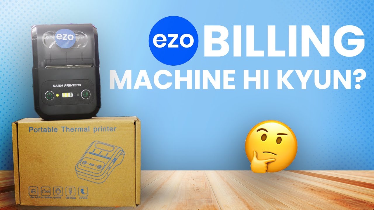 EZO Billing Machine | Ezo Billing Machine Kaise Use Kare - YouTube