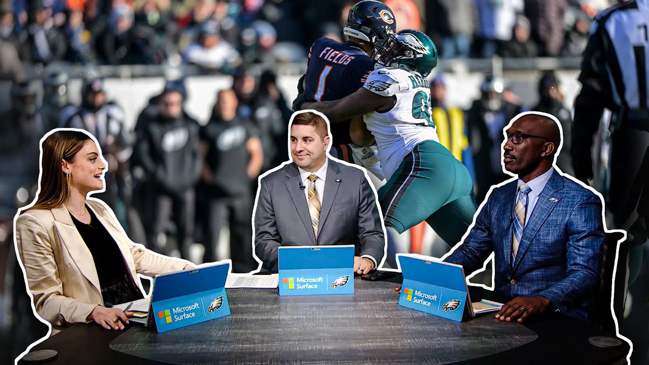 Eagles Leave Chicago With the VICTORY | Postgame Show - YouTube