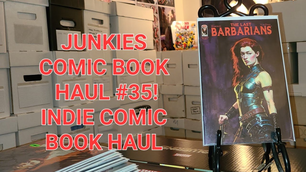JUNKIES COMIC BOOK HAUL #35! INDIE COMIC BOOK DAY! - YouTube