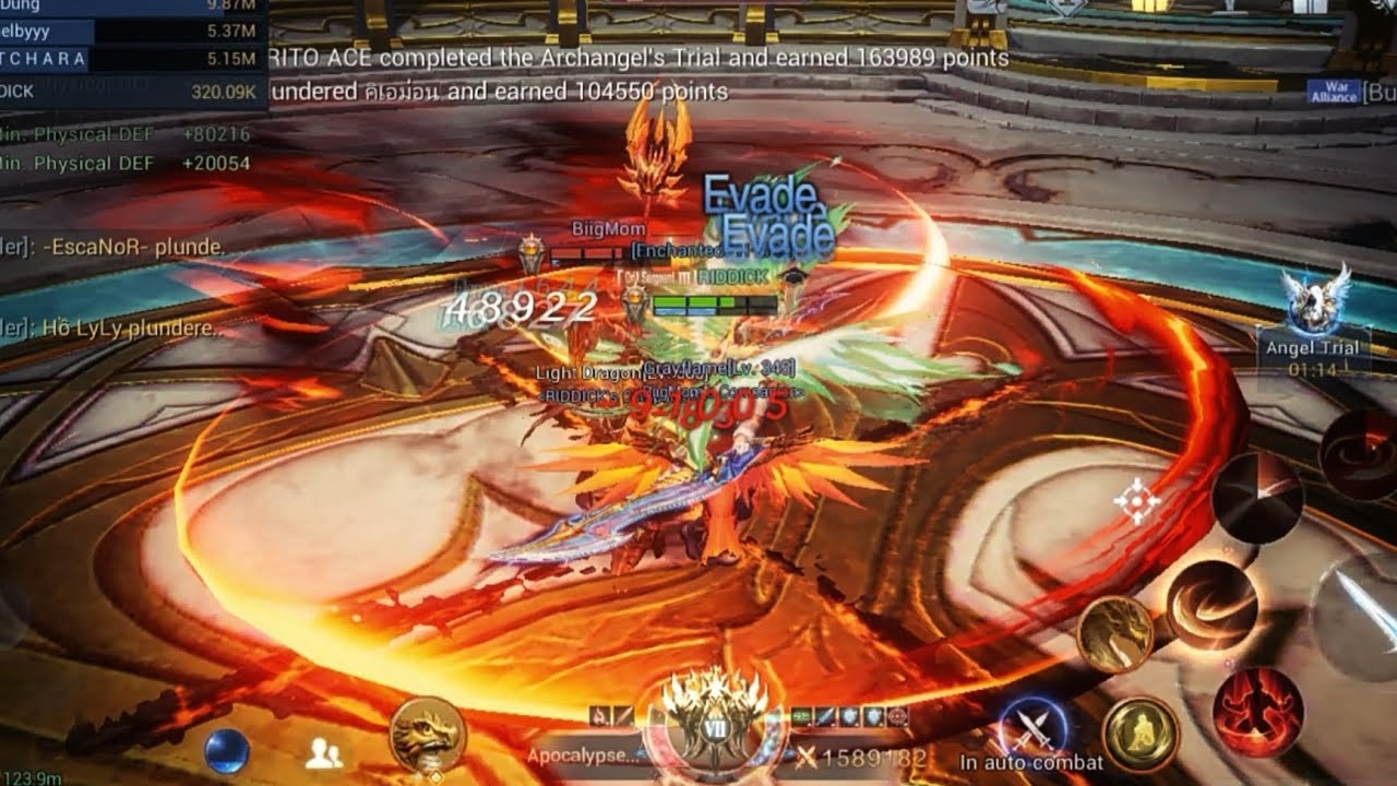 MU ORIGIN 3 ASIA | Fighter evasion test | 1.5m vs 1.9m | Angel Trial ...