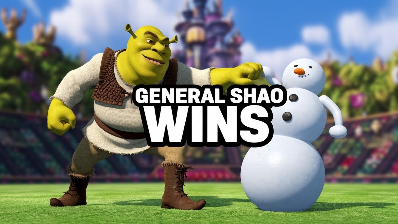 shrek & donkey - olaf & elsa - YouTube