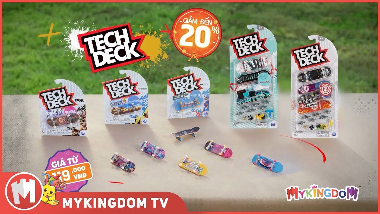 Tech Deck : Sưu tập ngay bộ ván trượt tay Tech Deck cực chất! - YouTube