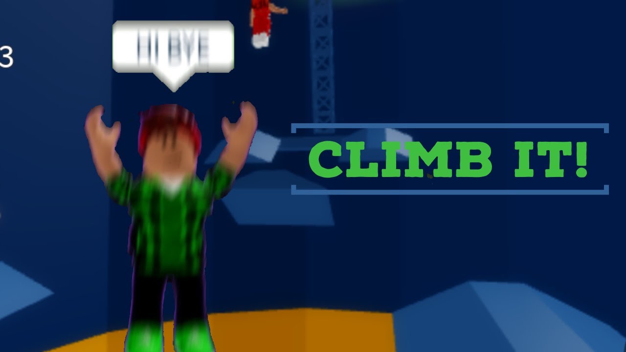 Making it to the top in ROBLOX Climb It! - YouTube