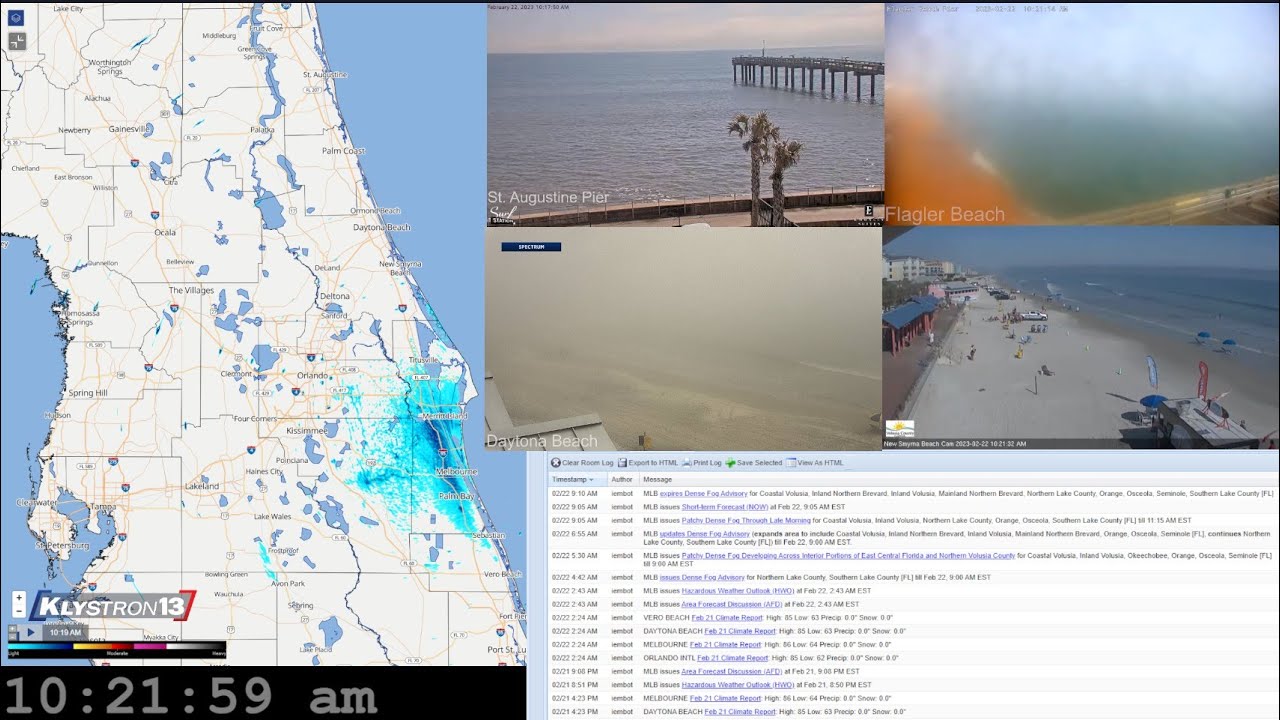 🔴LIVE: Daytona Beach Weather Radio with Live Radar - YouTube