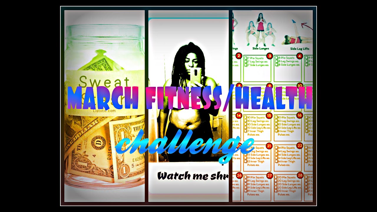 March Fitness/Health Challenges - YouTube