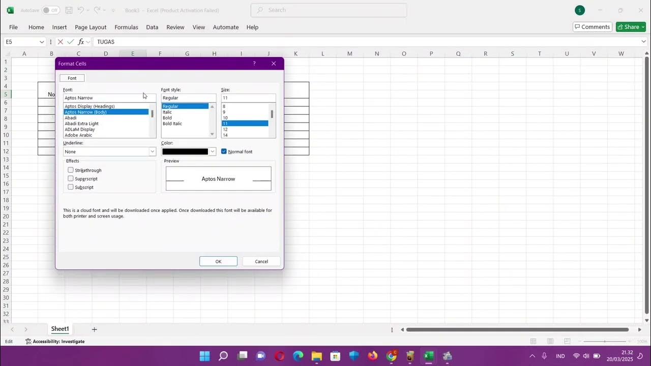 TUTORIAL MEMBUAT TABEL DI EXCEL BAGI PEMULA - YouTube
