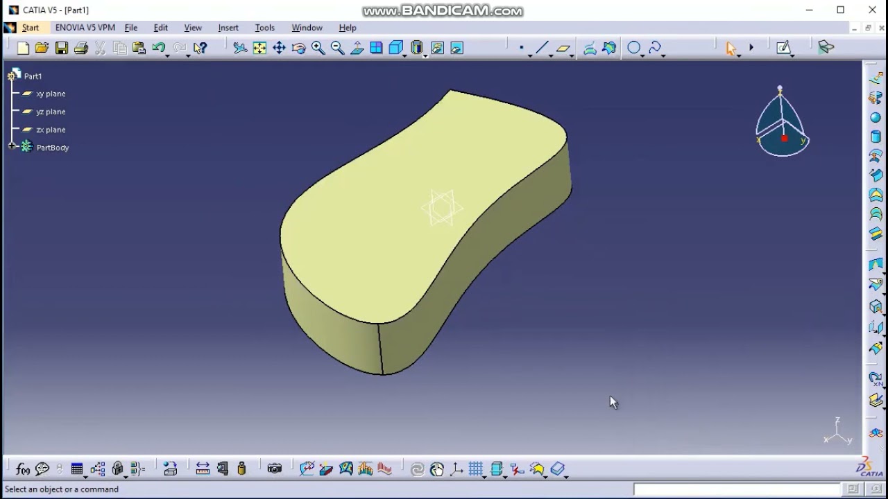 (121) extract and converting a solid body to surface body in catia ...