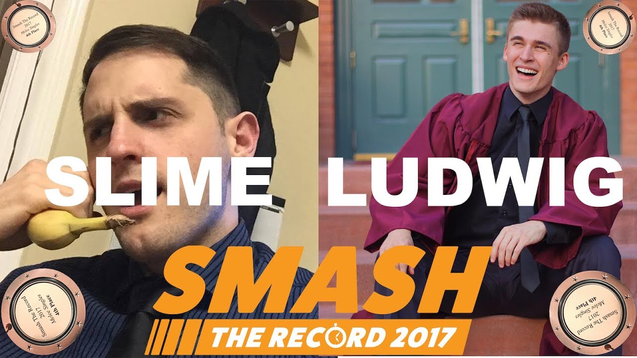 Slime and Ludwig Commentate Smash the Record - YouTube