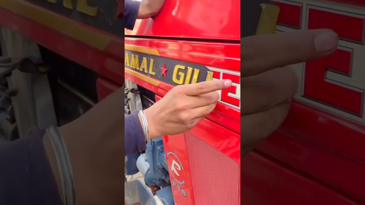 Swraj 855 full modified tractor with front big tyres - YouTube