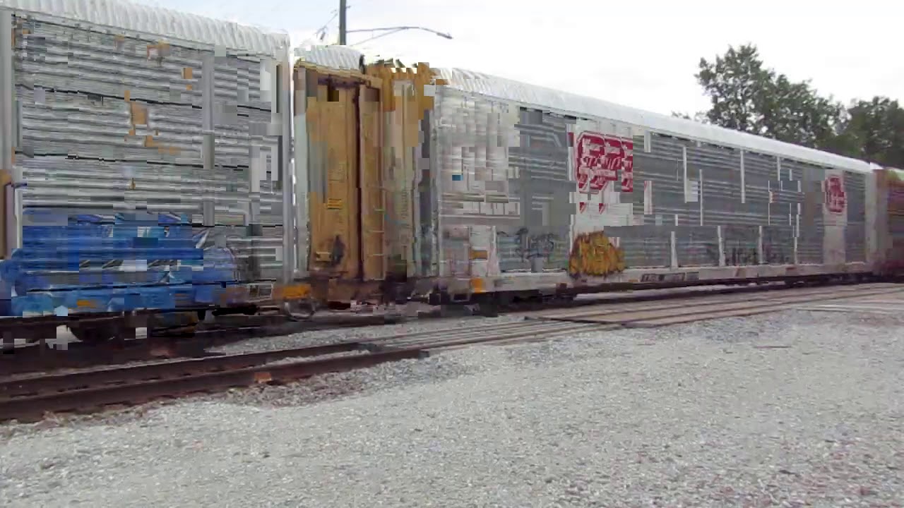 Northbound CP 9743 and CP 9706 on the Canadian Pacific - YouTube