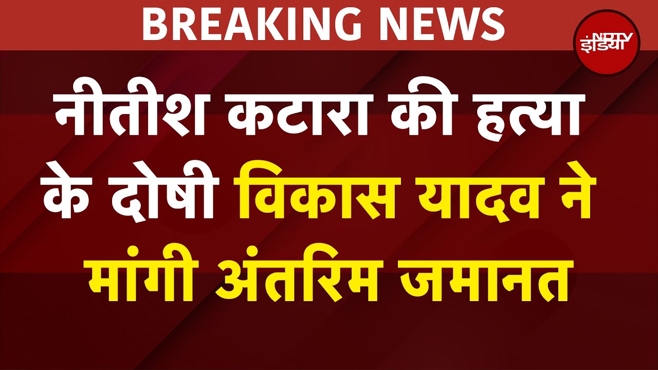 Nitish Katara Murder Case: दोषी विकास यादव ने मांगी अंतरिम जमानत ...