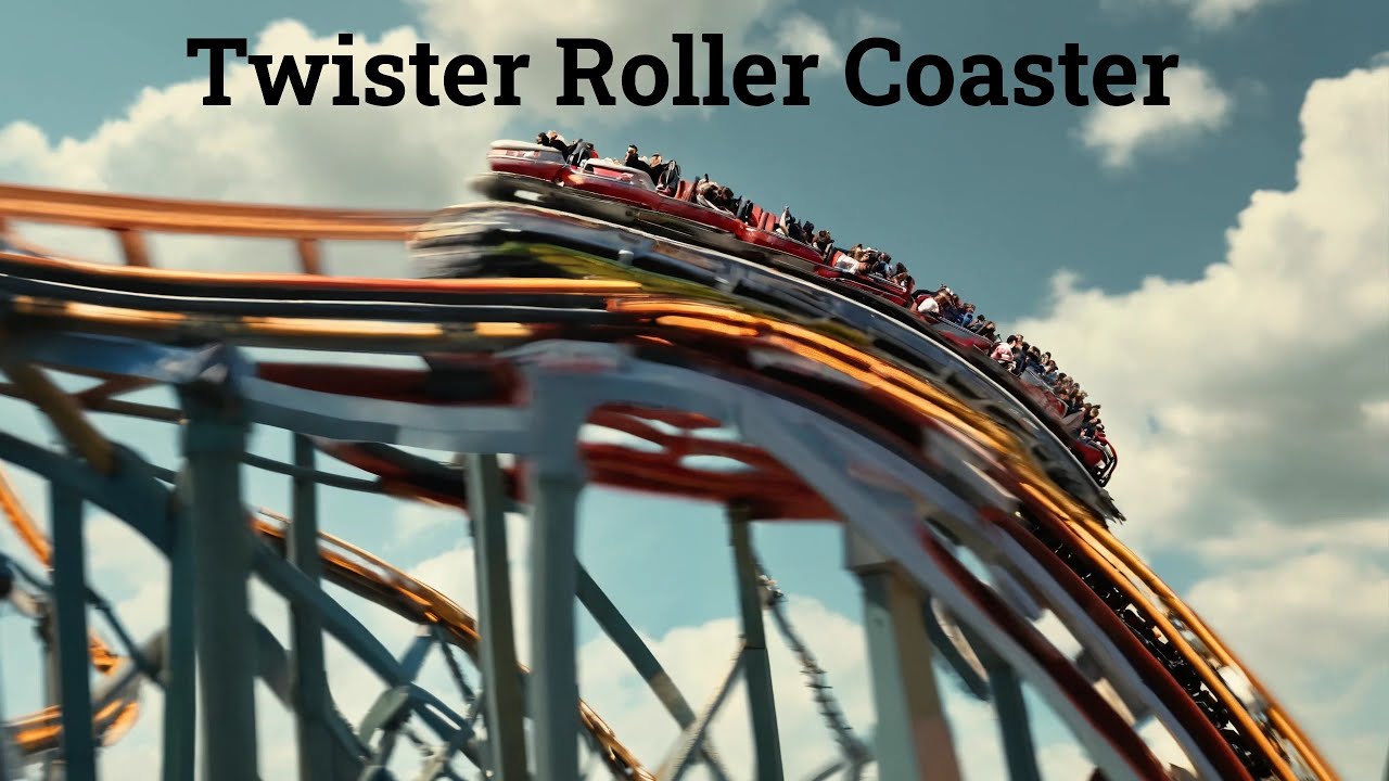 Awesome Twister Roller Coaster | Planet Coaster | 4K - YouTube