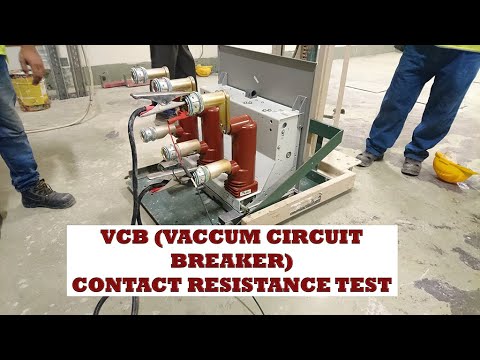 How to test Vacuum Circuit breaker (Contact Resistance Test) 15 KV ...