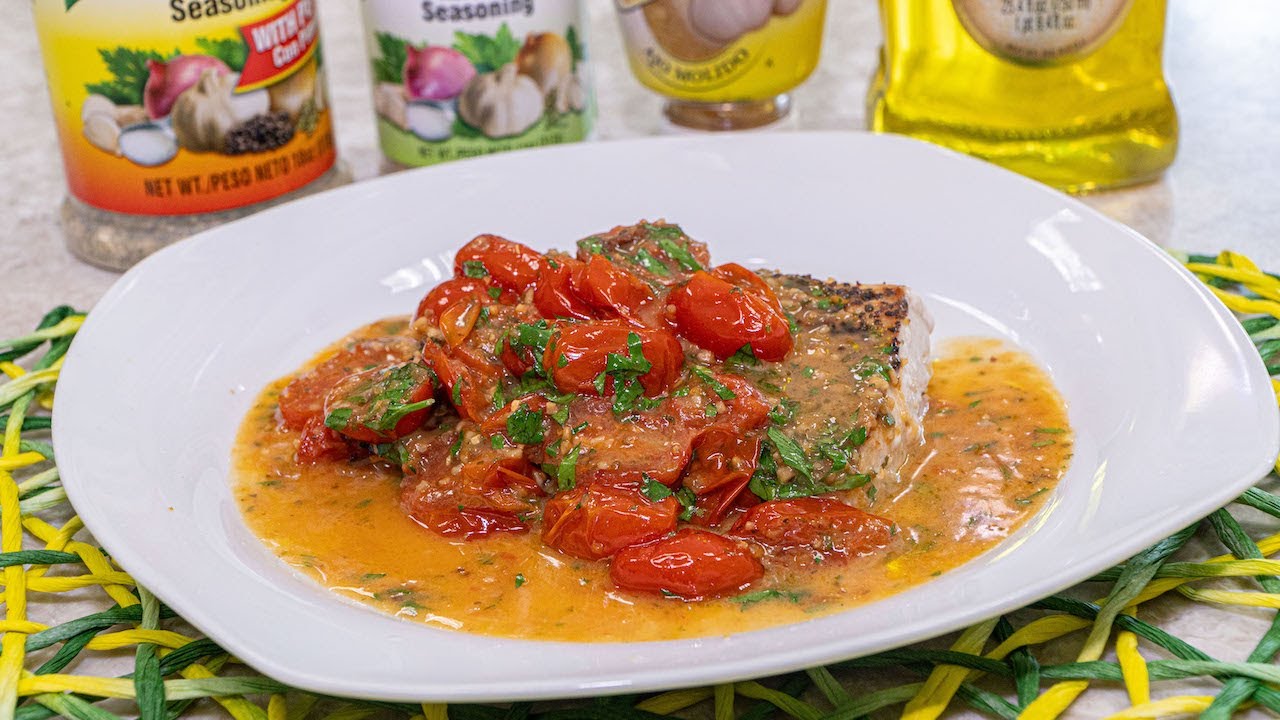 Filete de Pescado en salsa de Tomate y Mantequilla - YouTube