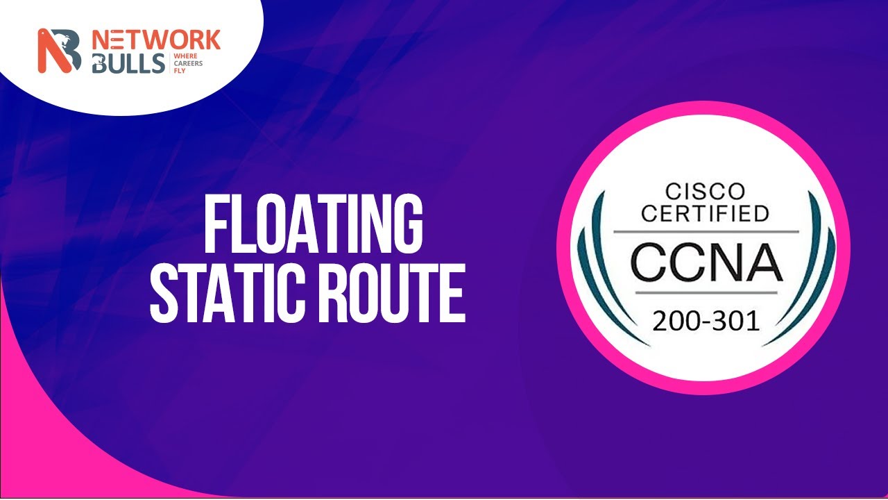 CCNA 200 - 301 - Lesson 74: Floating Static Route - YouTube