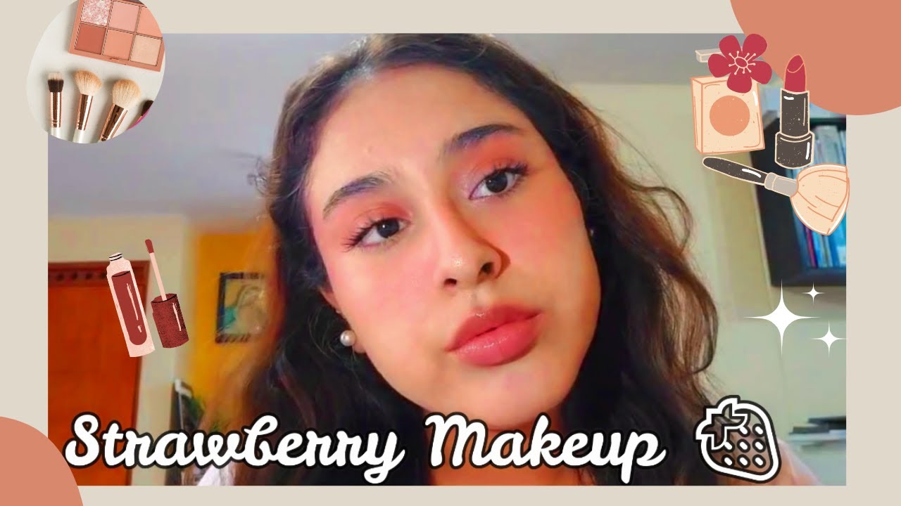 STRAWBERRY MAKEUP TUTORIAL 🍓 - YouTube