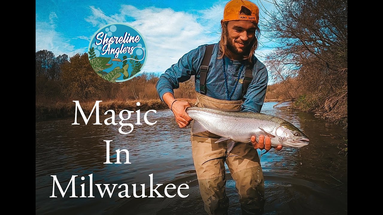 Shore Fishing Milwaukee Wisconsin - King Salmon, Steelhead, and Brown ...