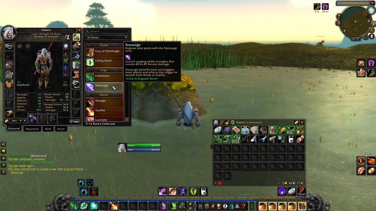 Season of Discovery Alliance Druid Rune of the Stars for Starsurge ...